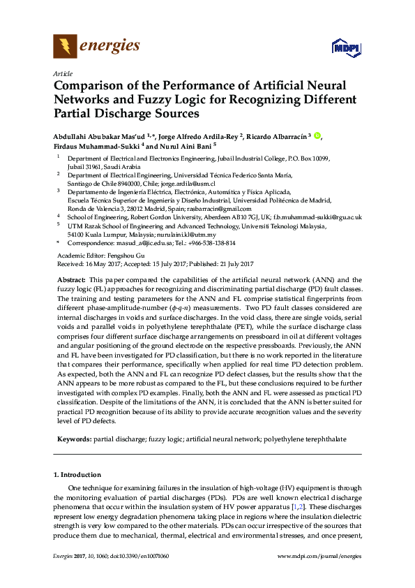 Pdf A Comparison Of The Performance Of Artificial Neural Networks