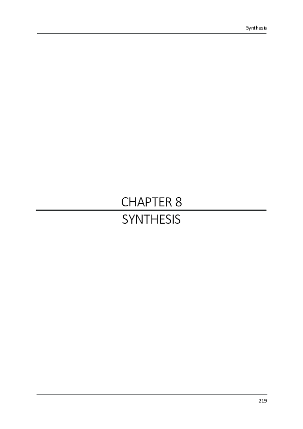 (PDF) CHAPTER 8 - Synthesis