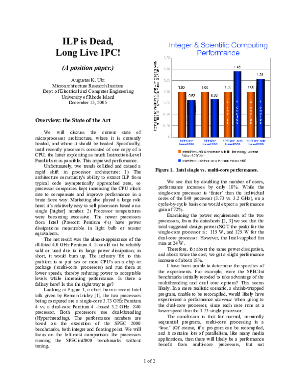 (PDF) ILP is Dead, Long Live IPC! (A position paper.)