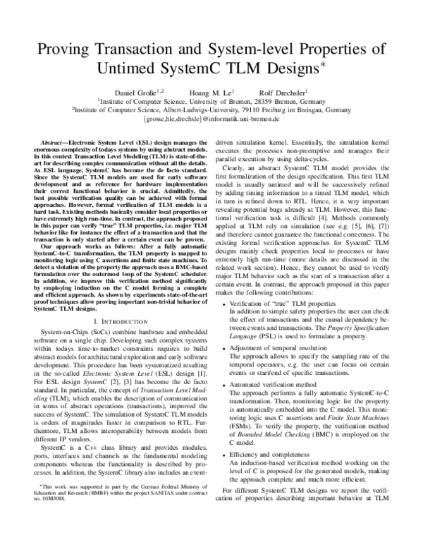 (PDF) Proving transaction and system-level properties of untimed ...