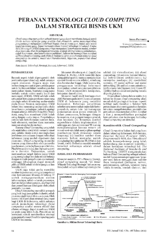 (PDF) Peranan Teknologi Cloud Computing Dalam Strategi Bisnis Ukm