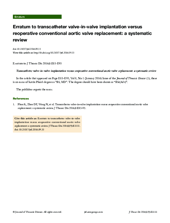(PDF) Erratum to transcatheter valve-in-valve implantation versus reoperative conventional ...