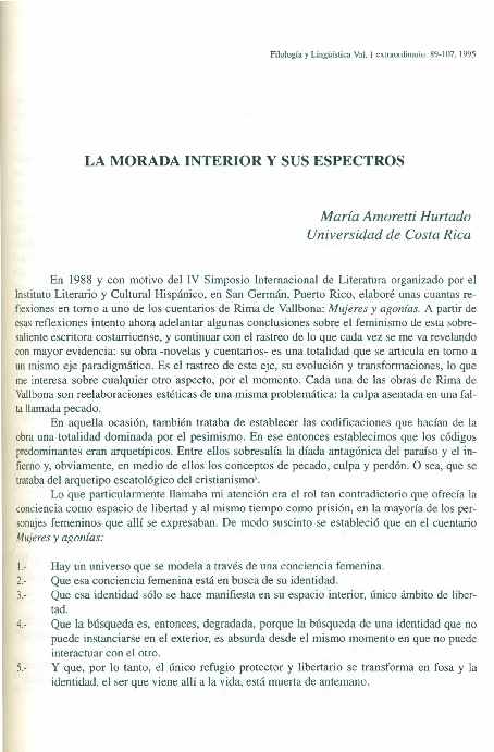 (PDF) La morada interior y sus espectros