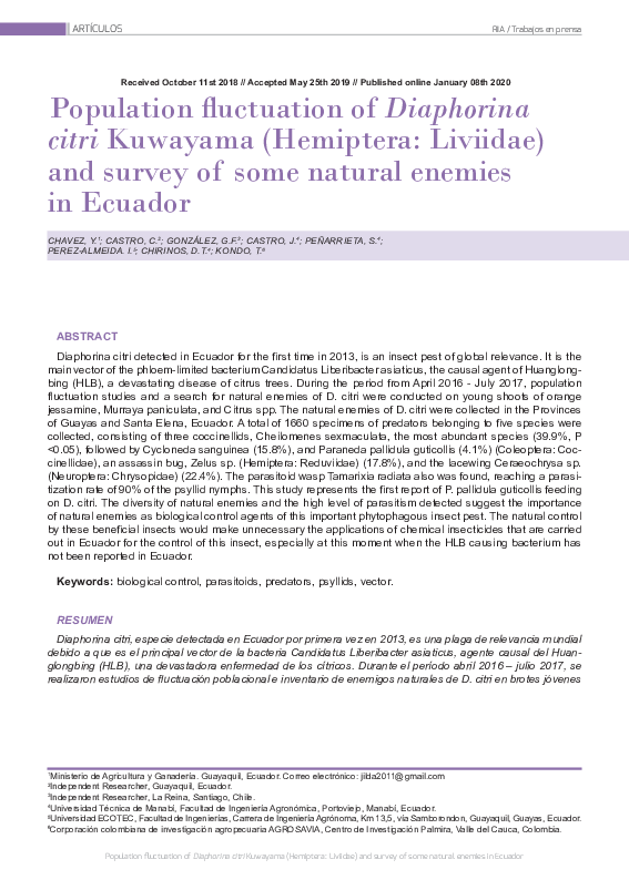 (PDF) Population fluctuation of Diaphorina citri Kuwayama (Hemiptera ...