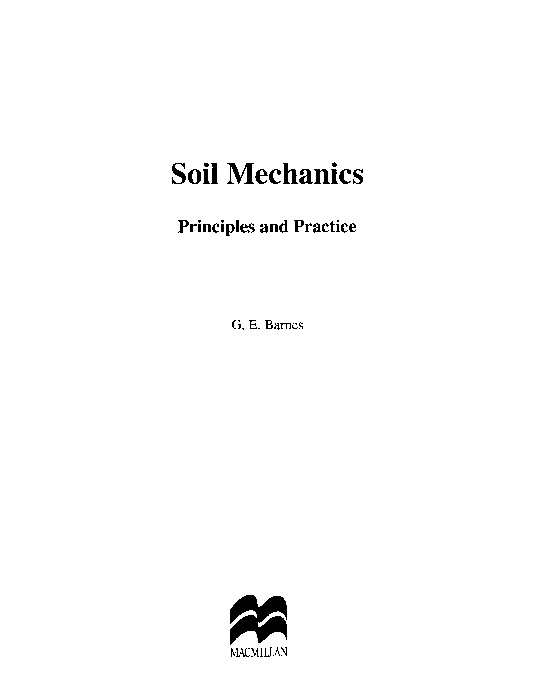 (PDF) Soil Mechanics
