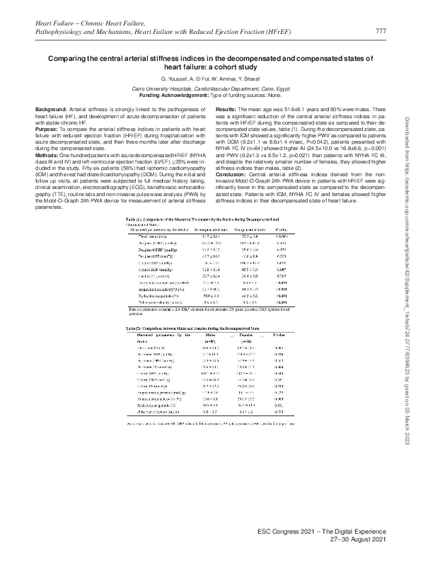(PDF) Comparing the central arterial stiffness indices in the decompensated and compensated ...
