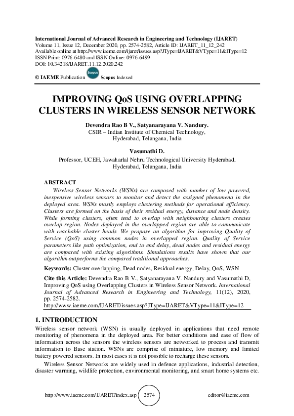 (PDF) Data aggregation protocols for WSN and IoT applications – A comprehensive survey