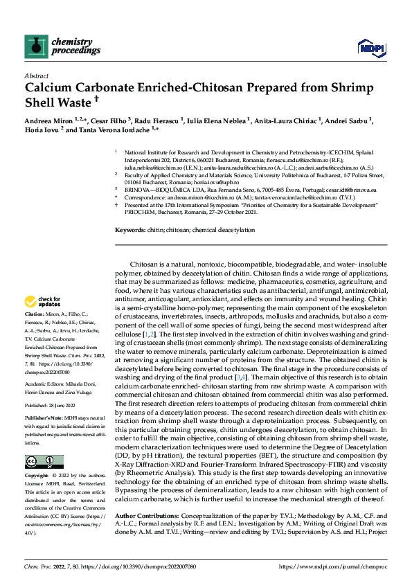 (PDF) Calcium Carbonate Enriched-Chitosan Prepared from Shrimp Shell Waste