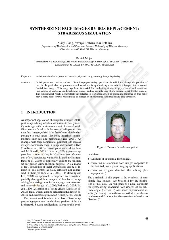 (PDF) Synthesizing Strabismic Face Images via Iris Positioning