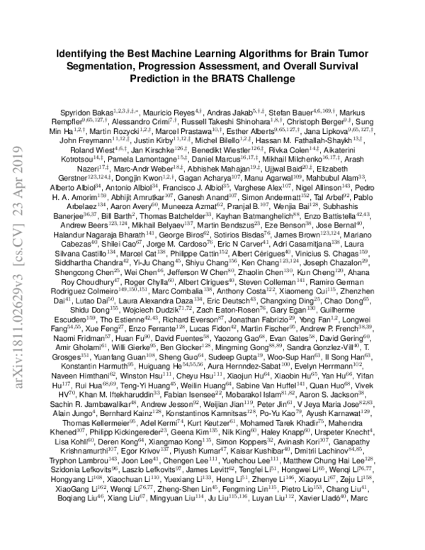 (PDF) Identifying the Best Machine Learning Algorithms for Brain Tumor ...