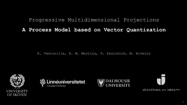 (PDF) Progressive Multidimensional Projections: A Process Model based on Vector Quantization