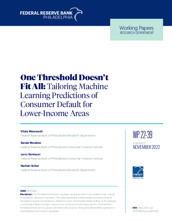 (PDF) One Threshold Doesn’t Fit All: Tailoring Machine Learning ...