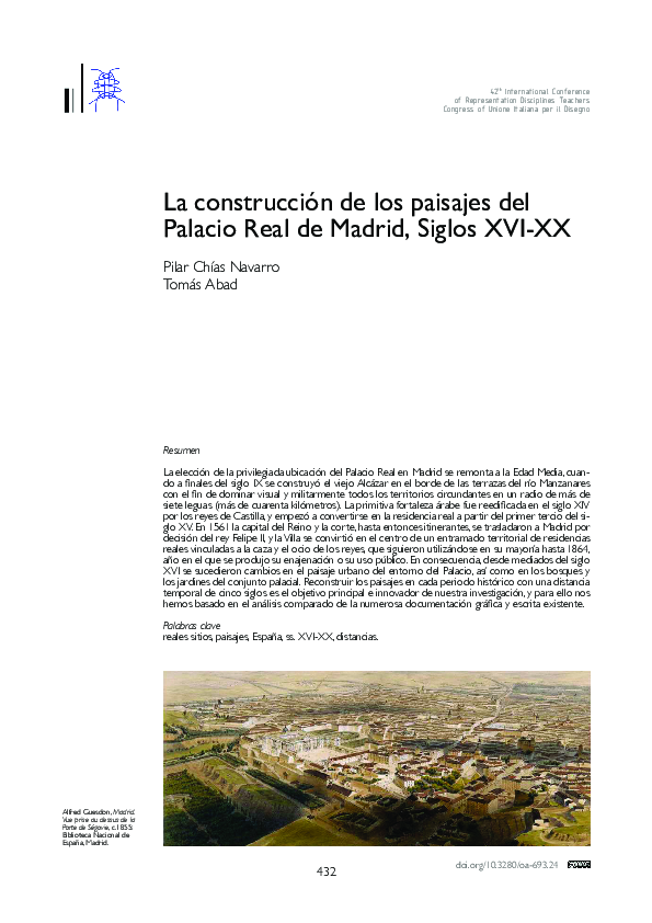 (PDF) La construcción de los paisajes del Palacio Real de Madrid ...