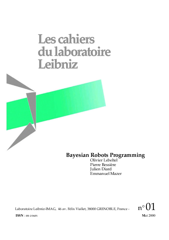 (PDF) Bayesian Robot Programming | Emmanuel Mazer - Academia.edu