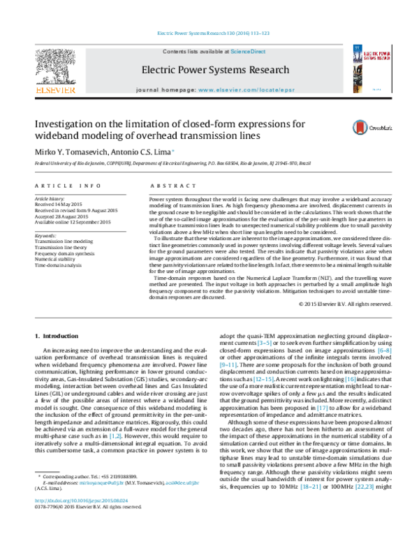 (PDF) Investigation on the limitation of closed-form expressions for ...