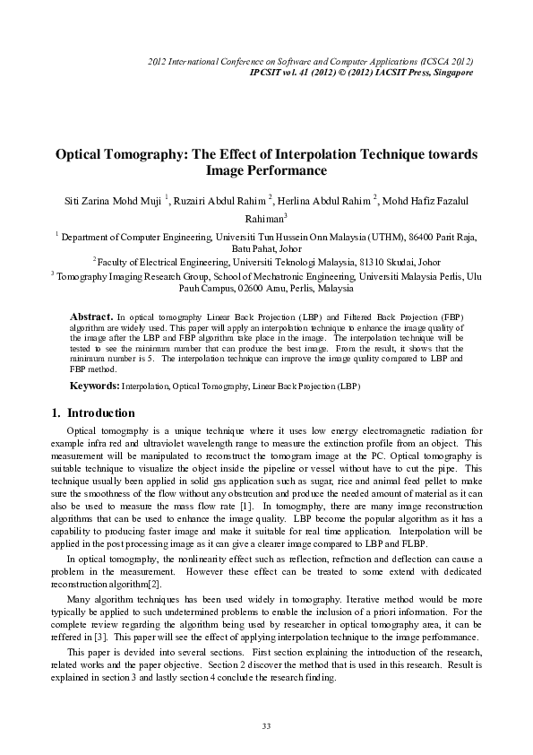 (PDF) Interpolation Techniques Improve Optical Tomography Image Quality