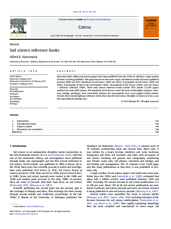 (PDF) Soil science reference books