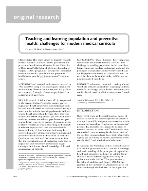 (PDF) Teaching and learning population and preventive health ...