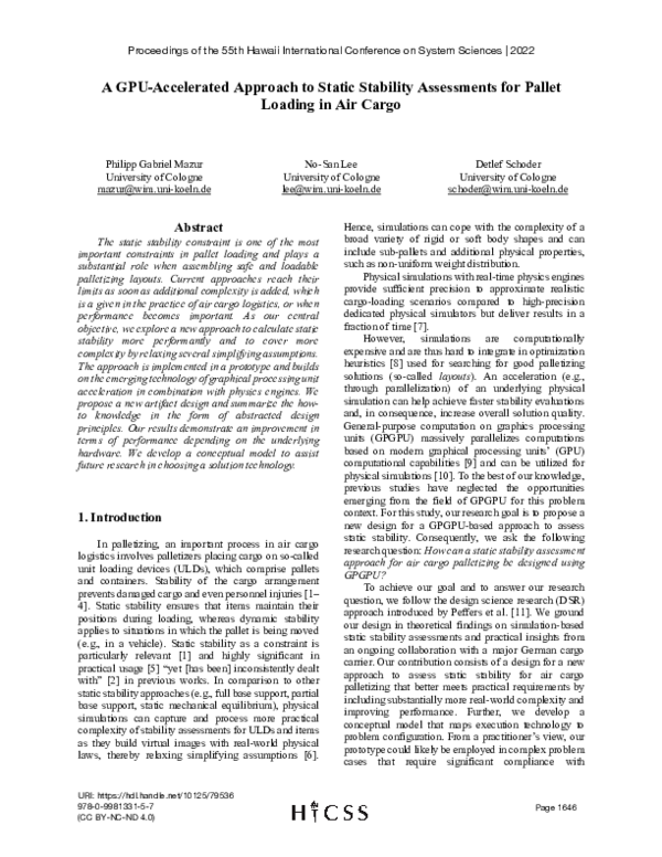 (PDF) A GPU-Accelerated Approach to Static Stability Assessments for ...
