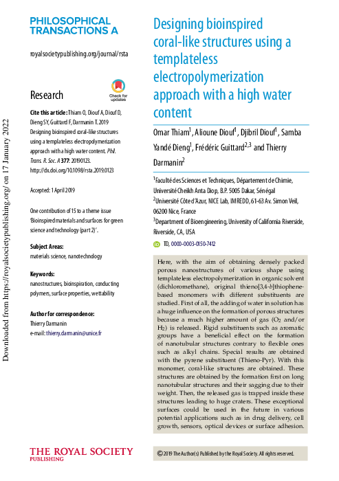 (PDF) One-Step and Templateless Electropolymerization Process Using ...