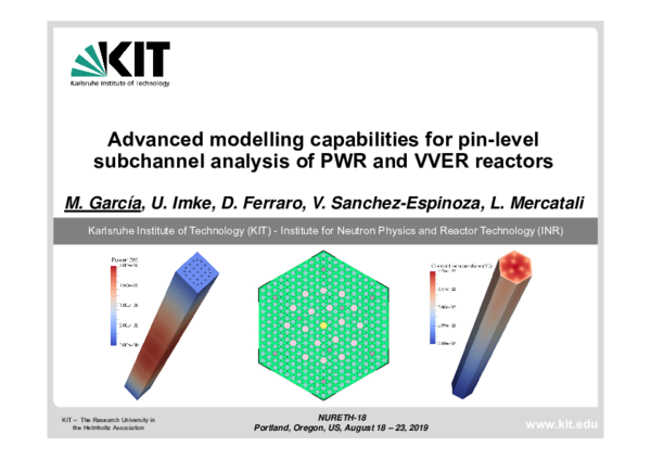 (PDF) Advanced Modelling capabilities for pin-level subchannel analysis ...