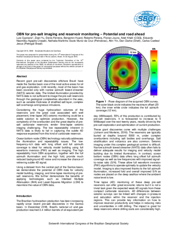 (PDF) OBN for pre-salt imaging and reservoir monitoring – Potential and ...