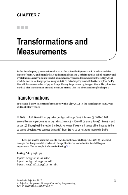 (PDF) Transformations and Measurements