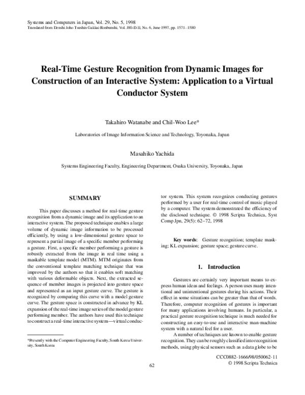 (PDF) Real-time gesture recognition from dynamic images for construction of an interactive ...