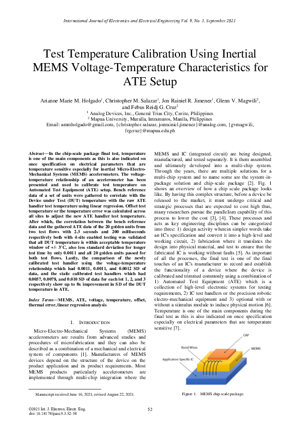 (PDF) Test Temperature Calibration Using Inertial MEMS Voltage ...