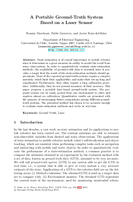 (PDF) A portable ground-truth system based on a laser sensor | Pablo nahuel Guerrero - Academia.edu