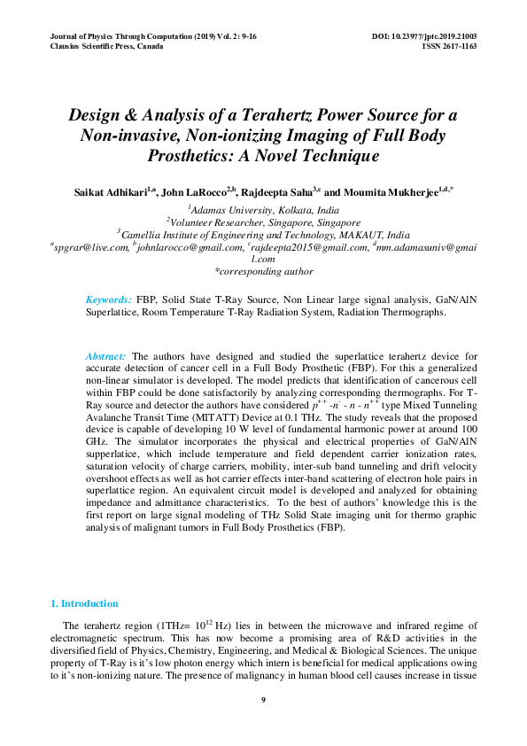 (PDF) Terahertz imaging systems: a non-invasive technique for the analysis of paintings