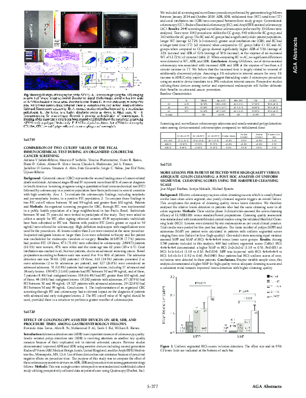 (PDF) Sa1720 – Effect of Colonoscopy Assisted Devices on Adr, Sdr, and ...