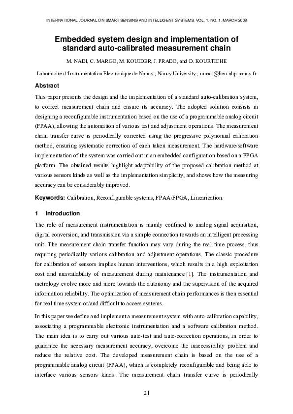 (PDF) Embedded system design and implementation of standard auto ...