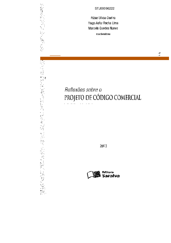 (PDF) Reflexões sobre o projeto de código comercial