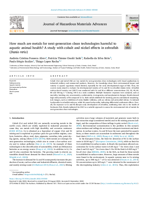 (PDF) How Much are Metals for Next-Generation Clean Technologies ...