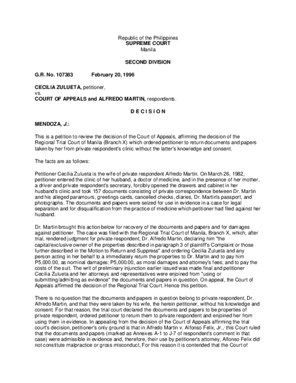 (PDF) Republic of the Philippines SUPREME COURT Manila SECOND DIVISION