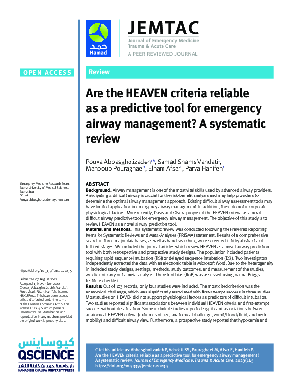 (PDF) Are the HEAVEN criteria reliable as a predictive tool for ...