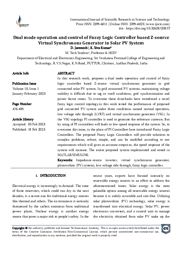 Pdf Dual Mode Operation And Control Of Fuzzy Logic Controller Based Z Source Virtual 9768