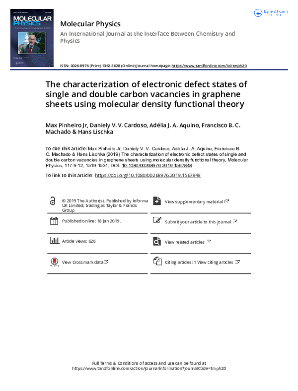 (PDF) The characterization of electronic defect states of single and ...