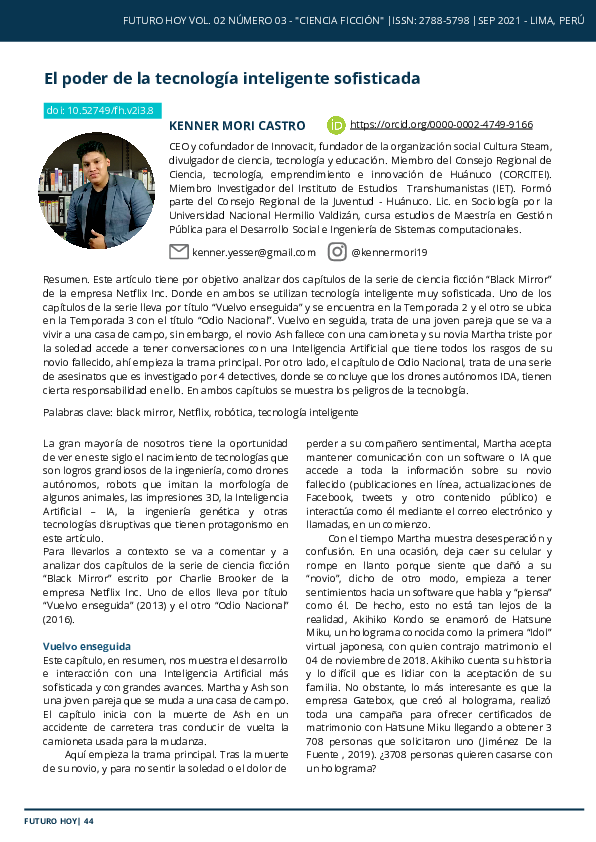 (PDF) El poder de la tecnología inteligente sofisticada