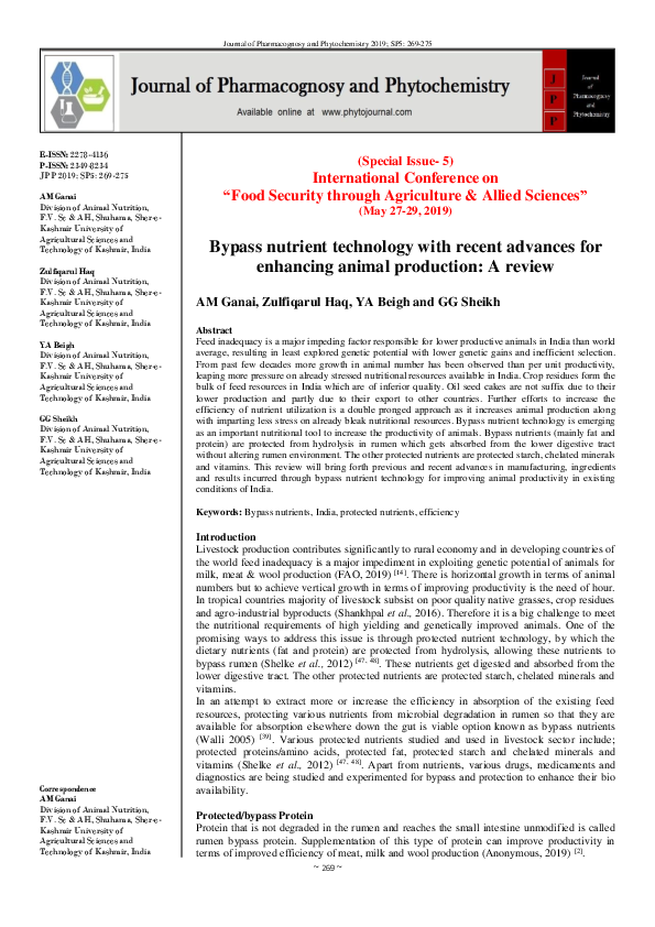(PDF) Bypass nutrient technology with recent advances for enhancing ...