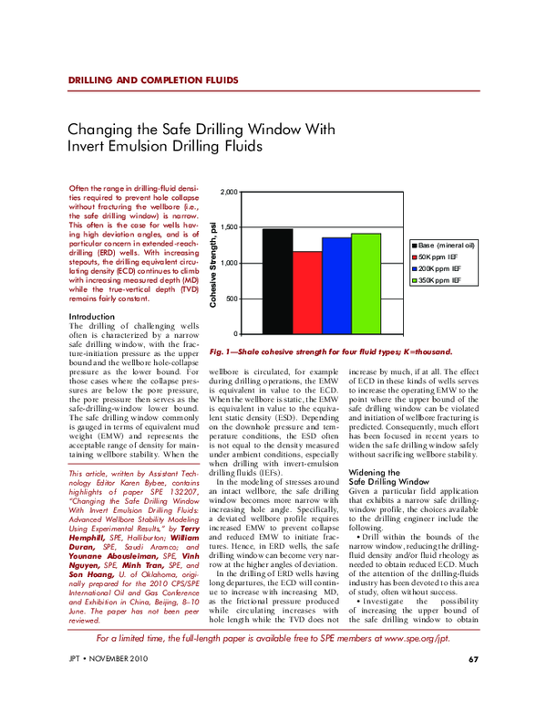 (PDF) Changing the Safe Drilling Window with Invert Emulsion Drilling ...