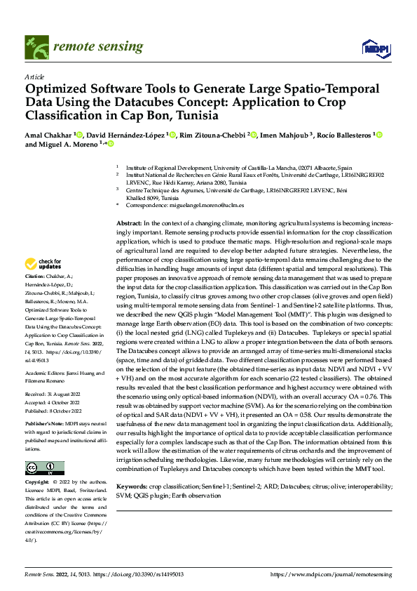 (PDF) Optimized Software Tools to Generate Large Spatio-Temporal Data Using the Datacubes ...