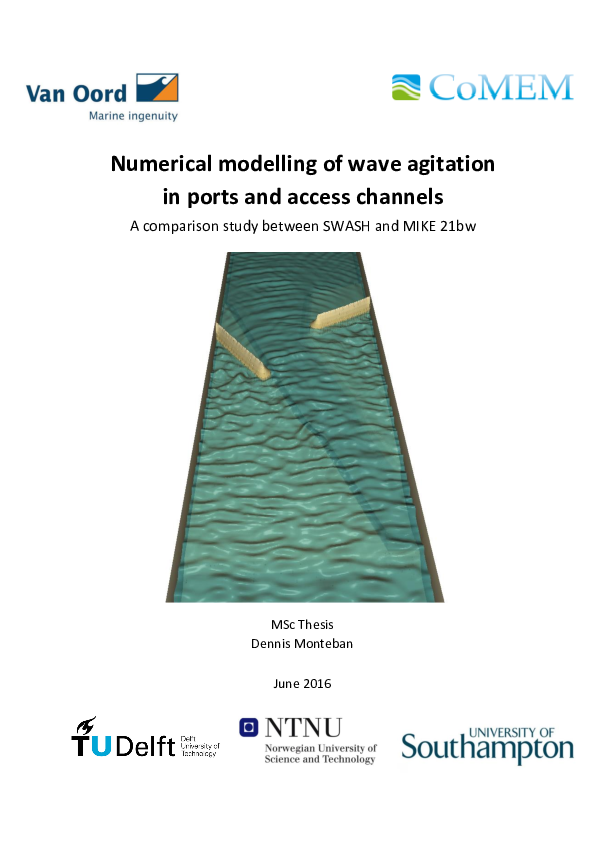 (PDF) Numerical modelling of wave agitation in ports and access ...