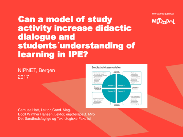 (PDF) Can a model of study activity increase didactic dialogue and students' understanding of ...