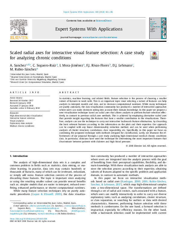 (PDF) Scaled radial axes for interactive visual feature selection: A ... (PDF) Scaled radial axes for interactive visual feature selection: A ...
