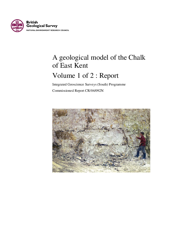 (PDF) A geological model of the chalk of East Kent