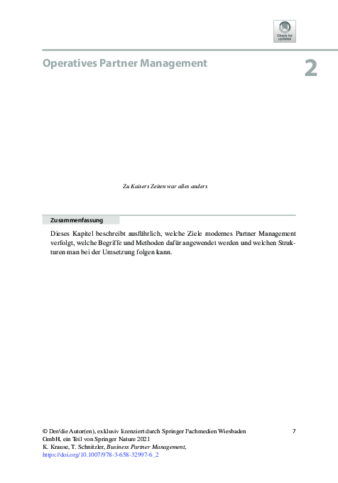 (PDF) Operatives Partner Management