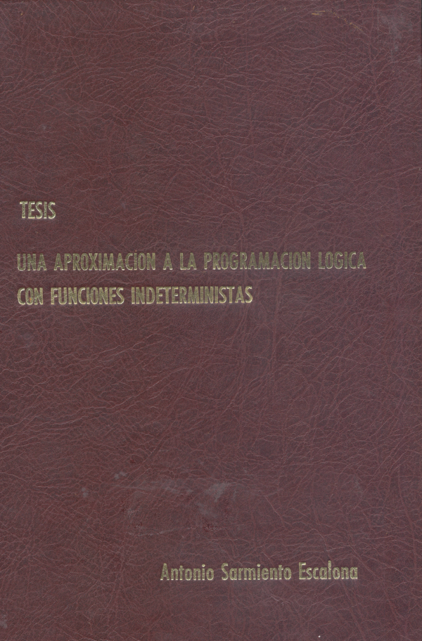 (PDF) Una aproximación a la programación lógica con funciones indeterministas | ANTONIO GERARDO ...