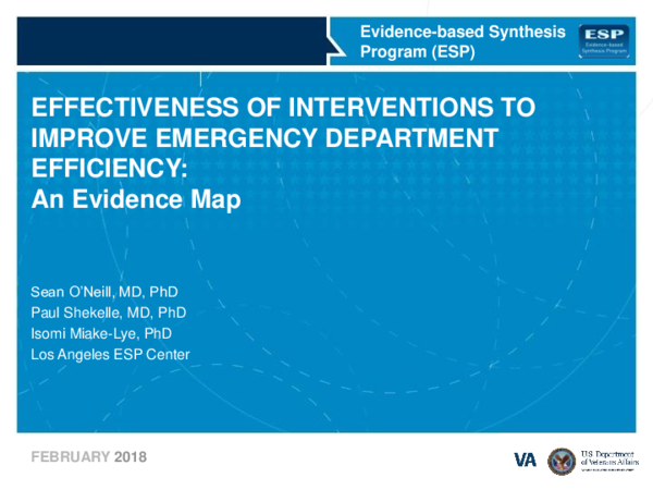 (PDF) Effectiveness of Interventions to Improve Emergency Department ...
